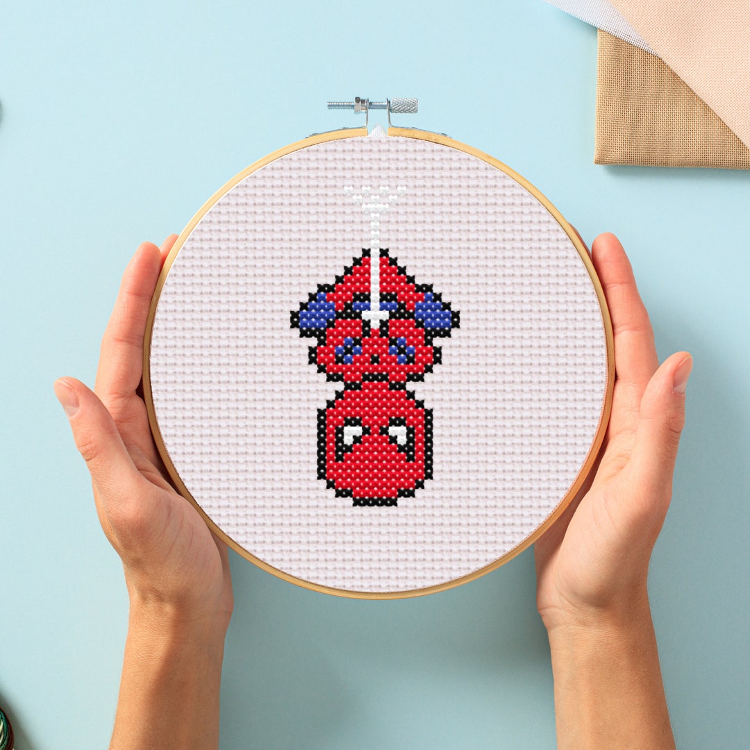 Spider-man Cross Stitch Pattern for Beginners. Superhero Easy Cross ...