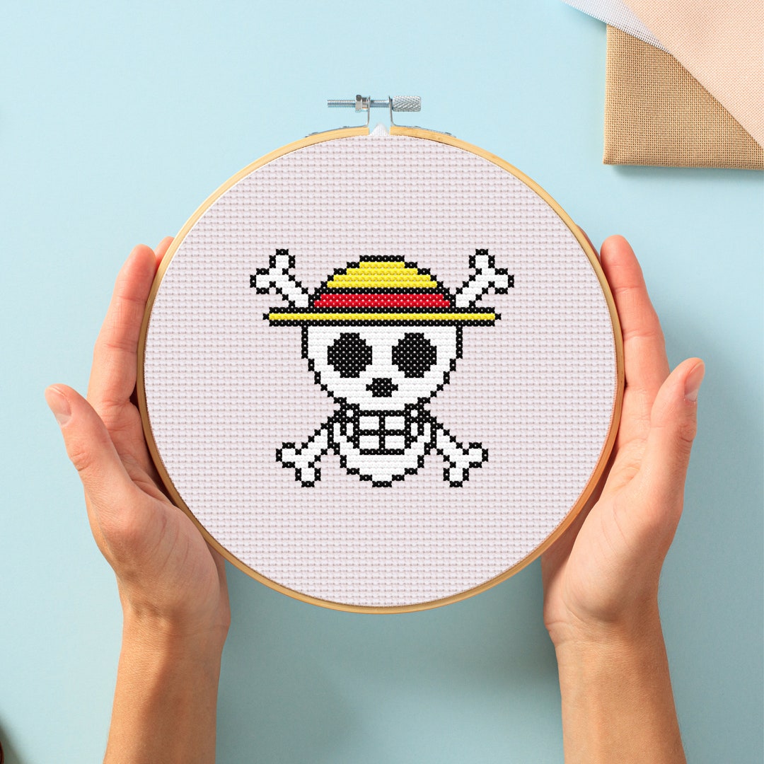 One Piece Cross Stitch Pattern for Beginners. Anime Easy Cross Stitch ...