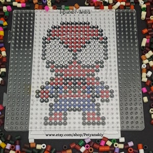 Spider-man Perler Beads Template. - Etsy