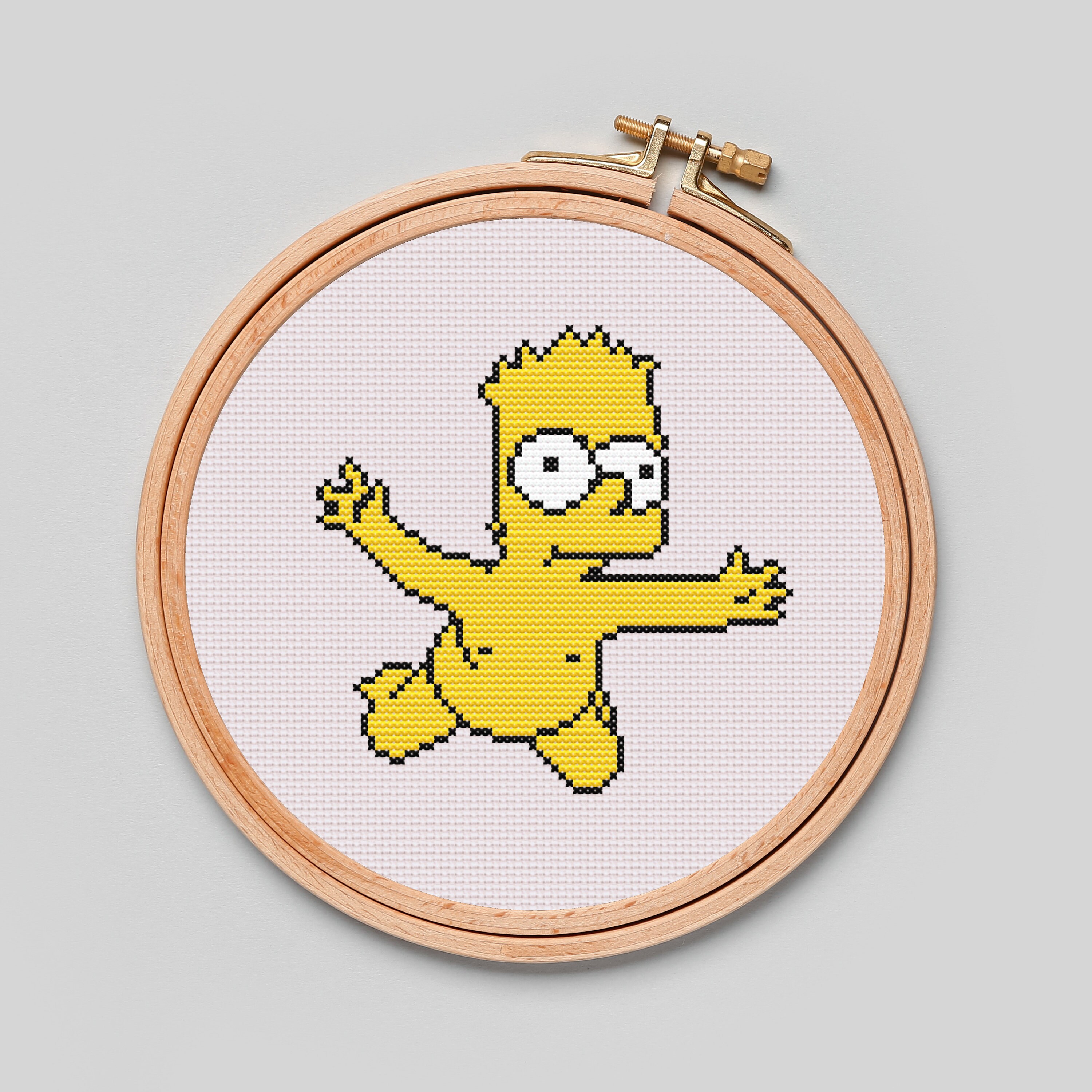 Nevermind Bart Simpson Cross Stitch Pattern for Beginners. Simpsons ...