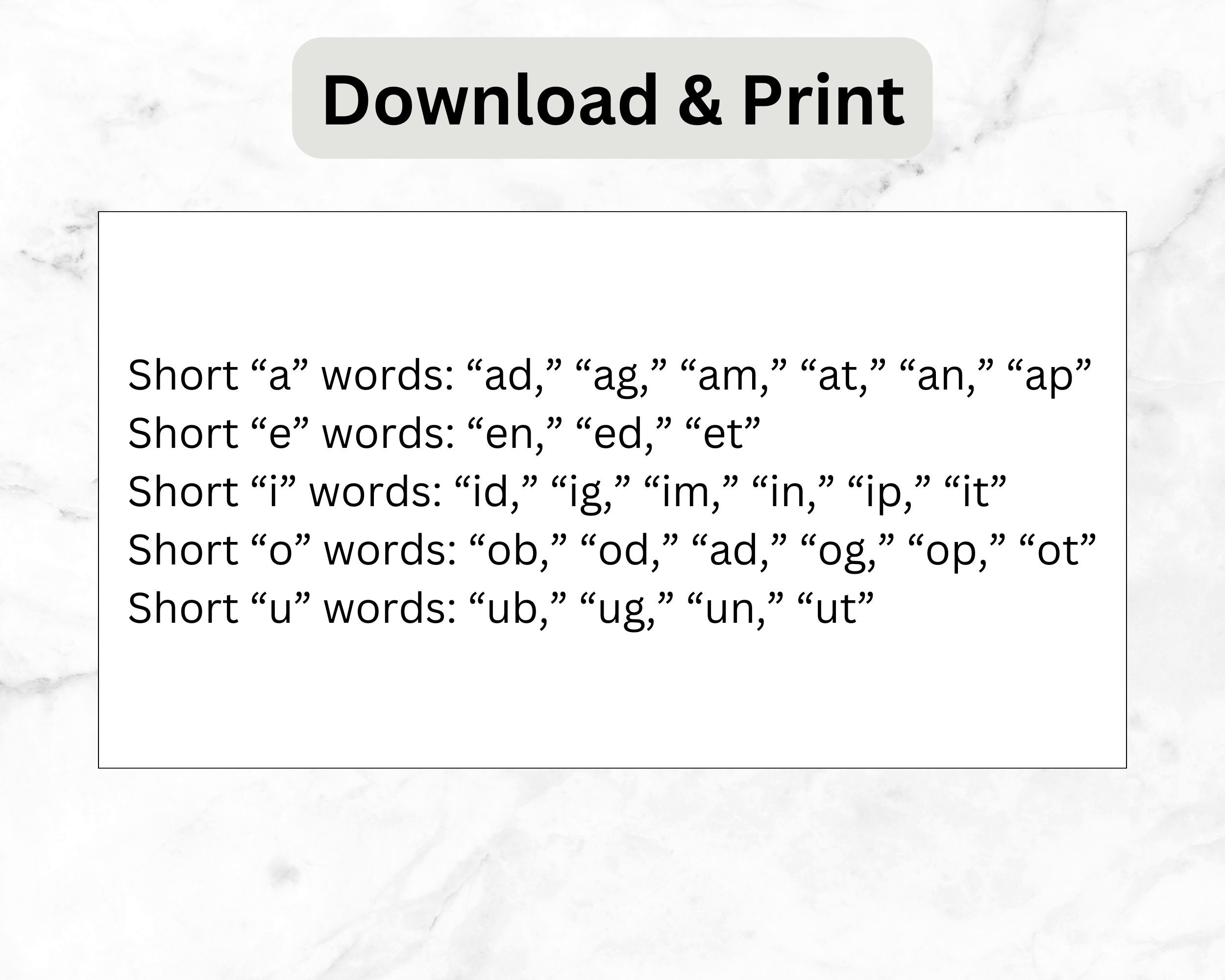 CVC Word Worksheet | Cut & Paste Ice Cream Scoop | CVC Word Recognition ...