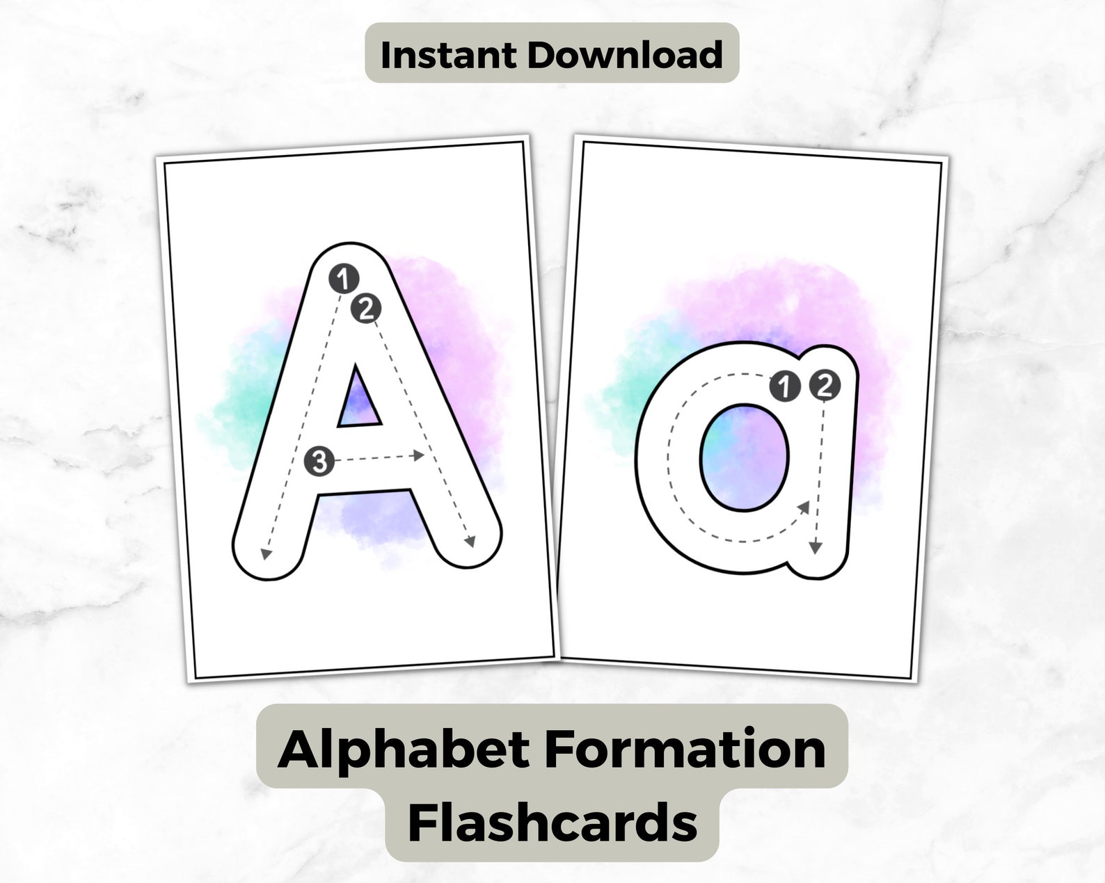 ABC Cards Printable | Homeschool Printable Preschool Alphabet ...