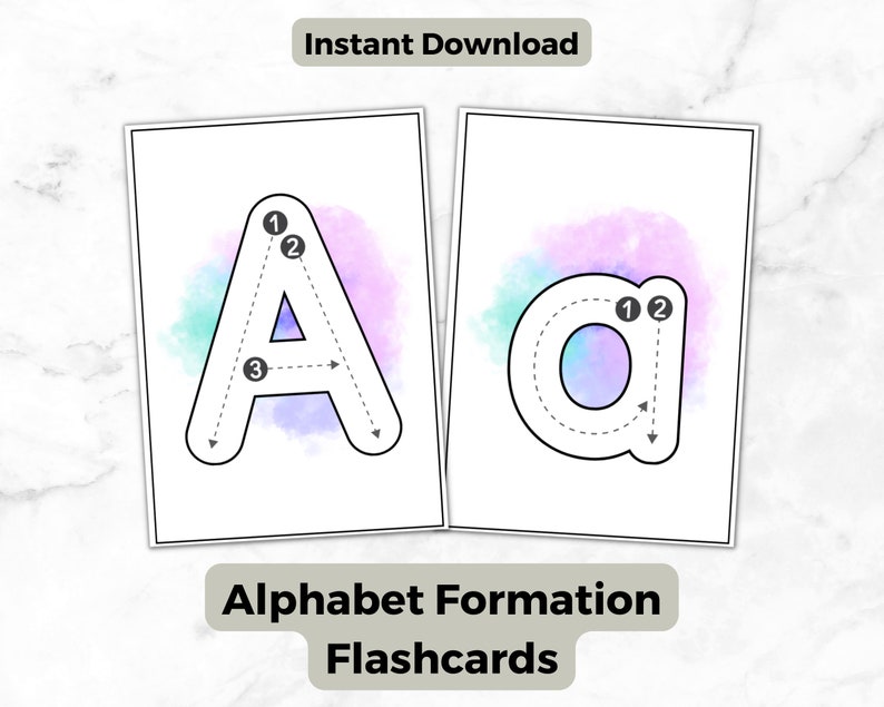 ABC Cards Printable | Homeschool Printable Preschool Alphabet ...