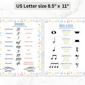 Music Basic Symbols Poster | Identify Music Symbols | Beginner Music ...