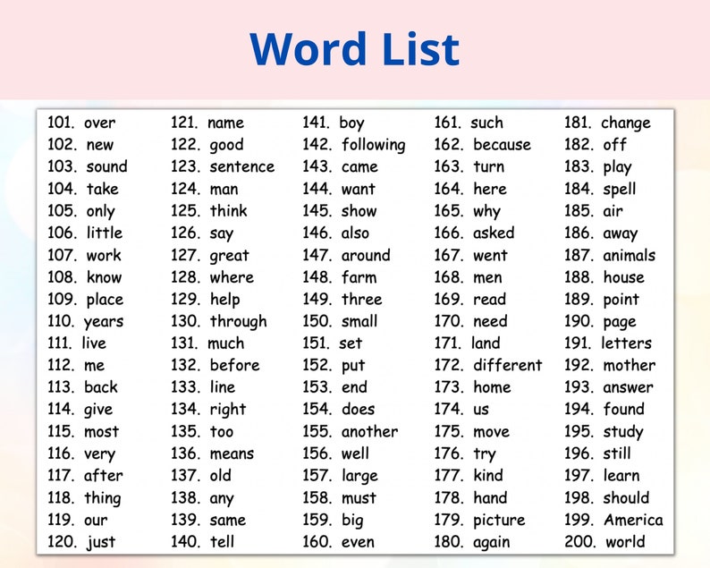Dinosaur Sight Words Worksheets: Fry 2nd Set (digital Download) - Etsy