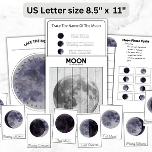 Moon Phase No Prep Study Unit | Moon Phase Science Activity | Outer ...