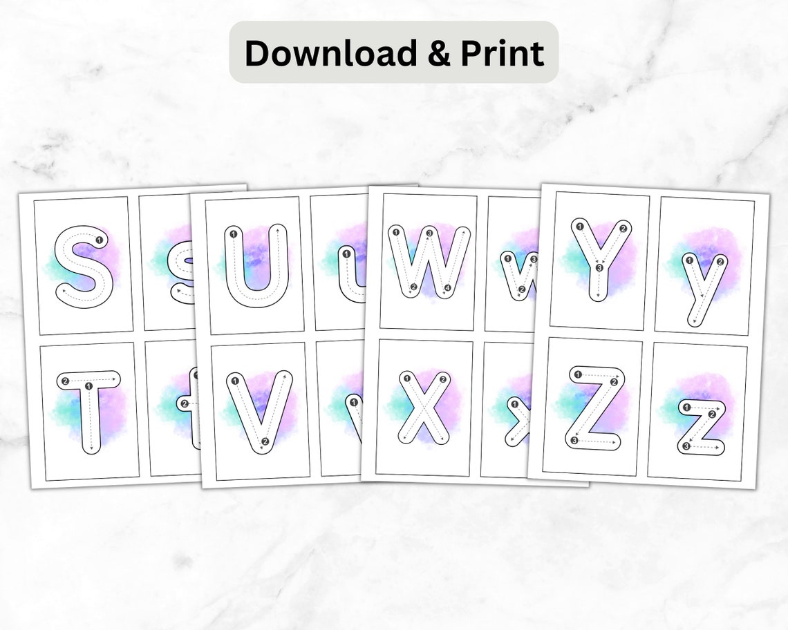 ABC Cards Printable | Homeschool Printable Preschool Alphabet ...