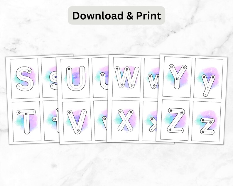 ABC Cards Printable | Homeschool Printable Preschool Alphabet ...