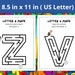 Preschool Alphabet Worksheets: Letter Sounds & Maze Activity (digital ...