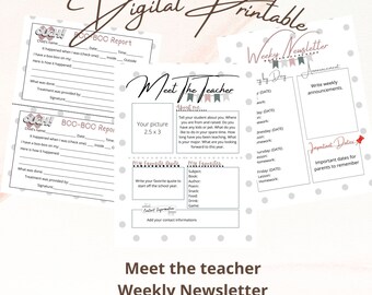 Editable Welcome Back Letter to Students Canva Template Teacher ...