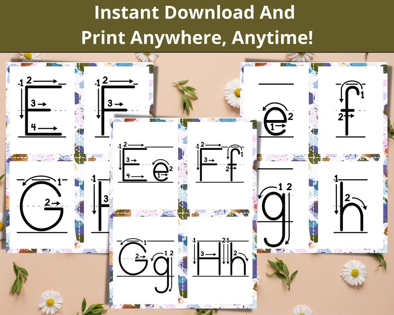 ABC Cards Printable | Homeschool Printable Preschool Alphabet ...