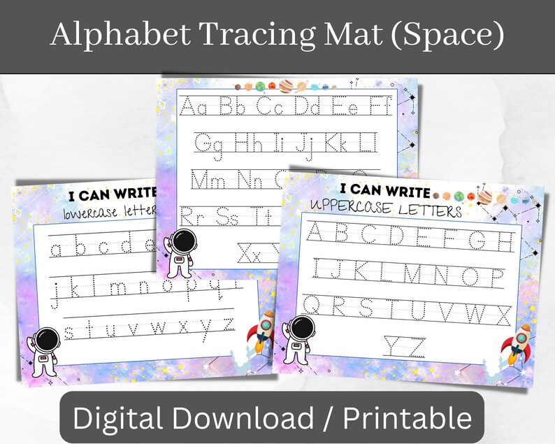 Alphabet Practice Tracing Letters for Toddler | Printable Letter ...