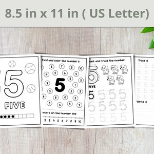 Numbers 1 to 20 Kindergarten Math Printable Worksheet. Homeschool ...