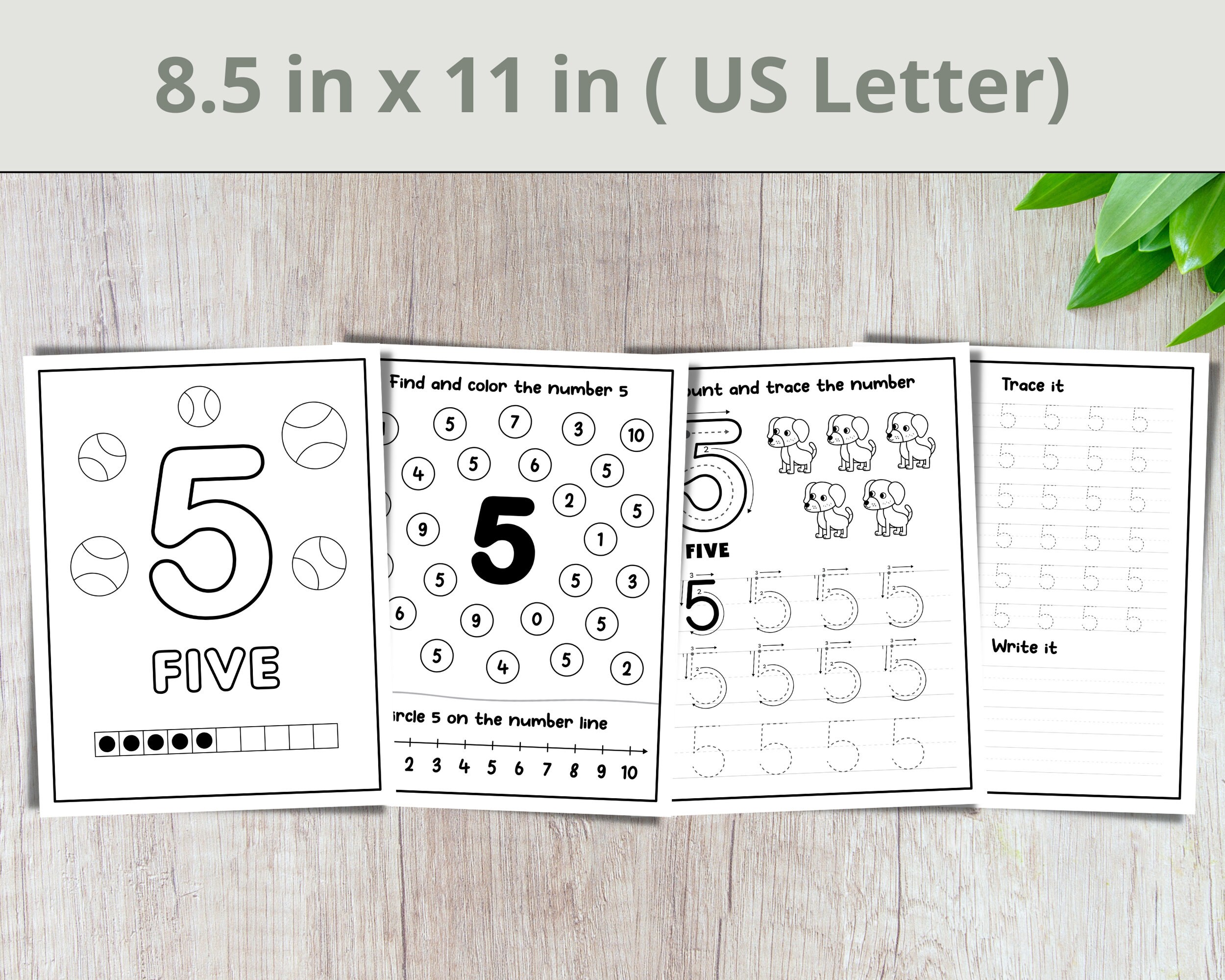 Numbers 1 to 20 Kindergarten Math Printable Worksheet. Homeschool ...
