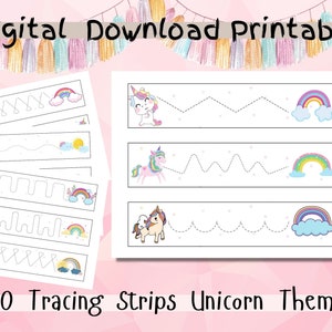 Motor Skill Tracing Lines Pencil Control Worksheet Activity Busy Binder ...