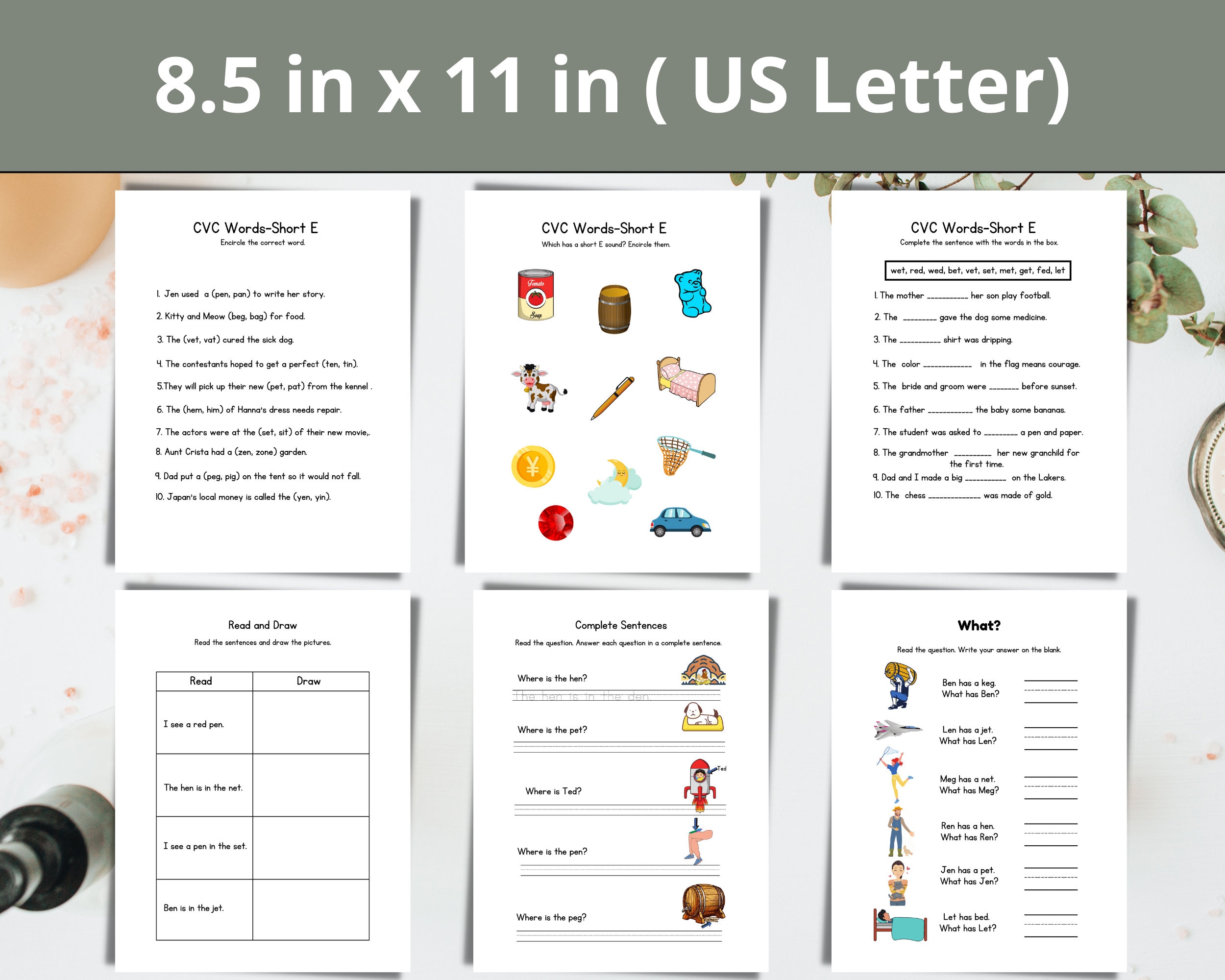 Hojas De Trabajo De Palabras Cvce Lista De Palabras CVC Para Imprimir,