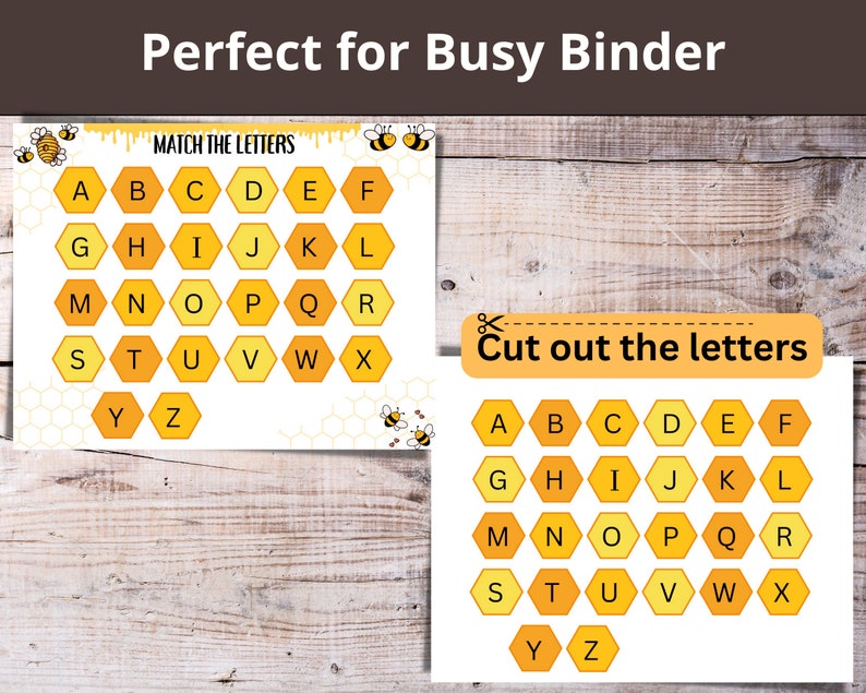 Preschool Learning Binder: Toddler Busy Book, Homeschool Activity ...