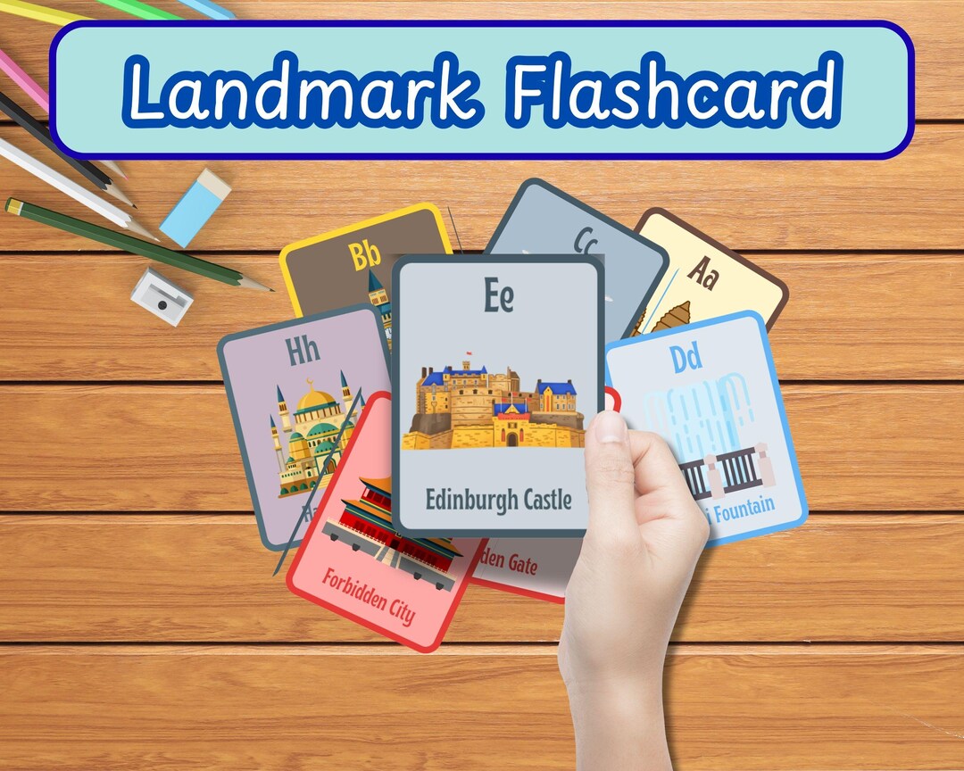 Famous Landmarks Flashcards for Kids – Fun Learning Printable - Etsy