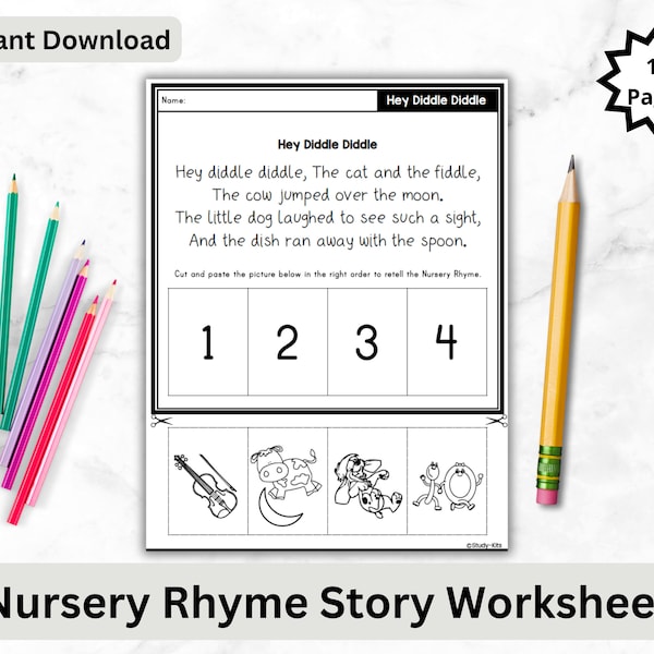 Nursery Rhyme Prints - Etsy