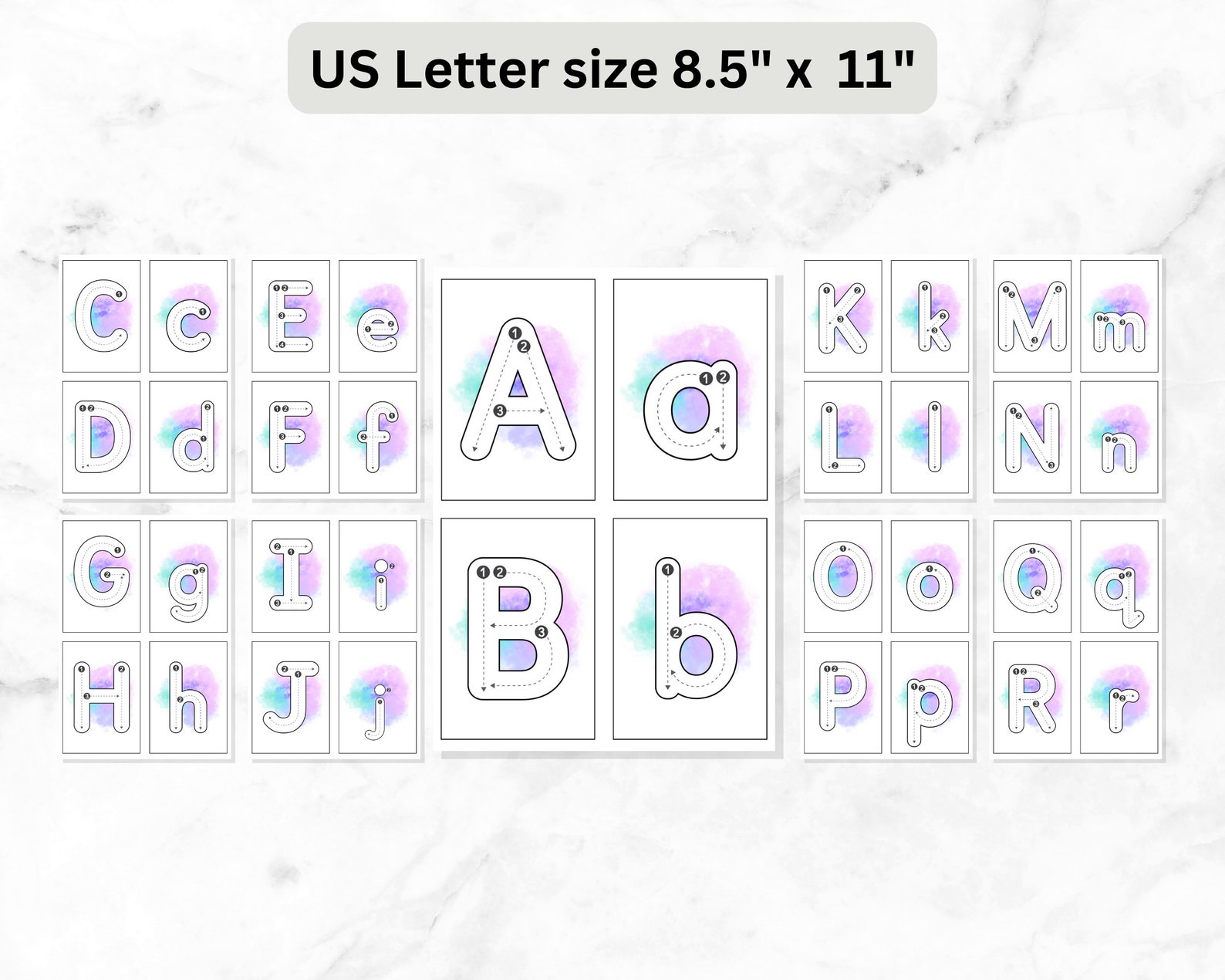 ABC Cards Printable | Homeschool Printable Preschool Alphabet ...