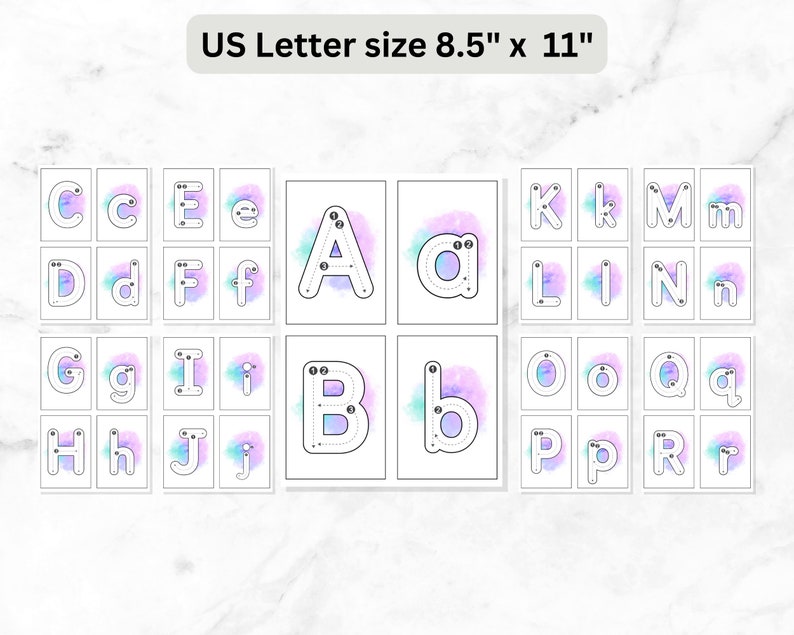 ABC Cards Printable | Homeschool Printable Preschool Alphabet ...
