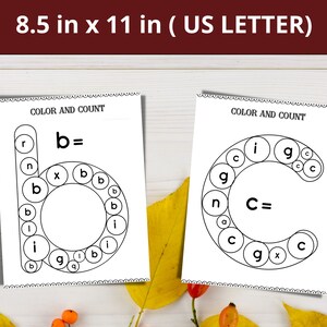 Color by Letter Worksheet A-z Uppercase Printable Toddler Activities ...