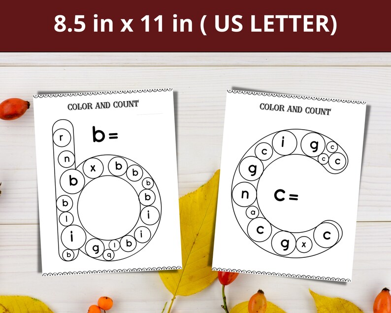 Color by Letter Worksheet A-z Uppercase Printable Toddler Activities ...