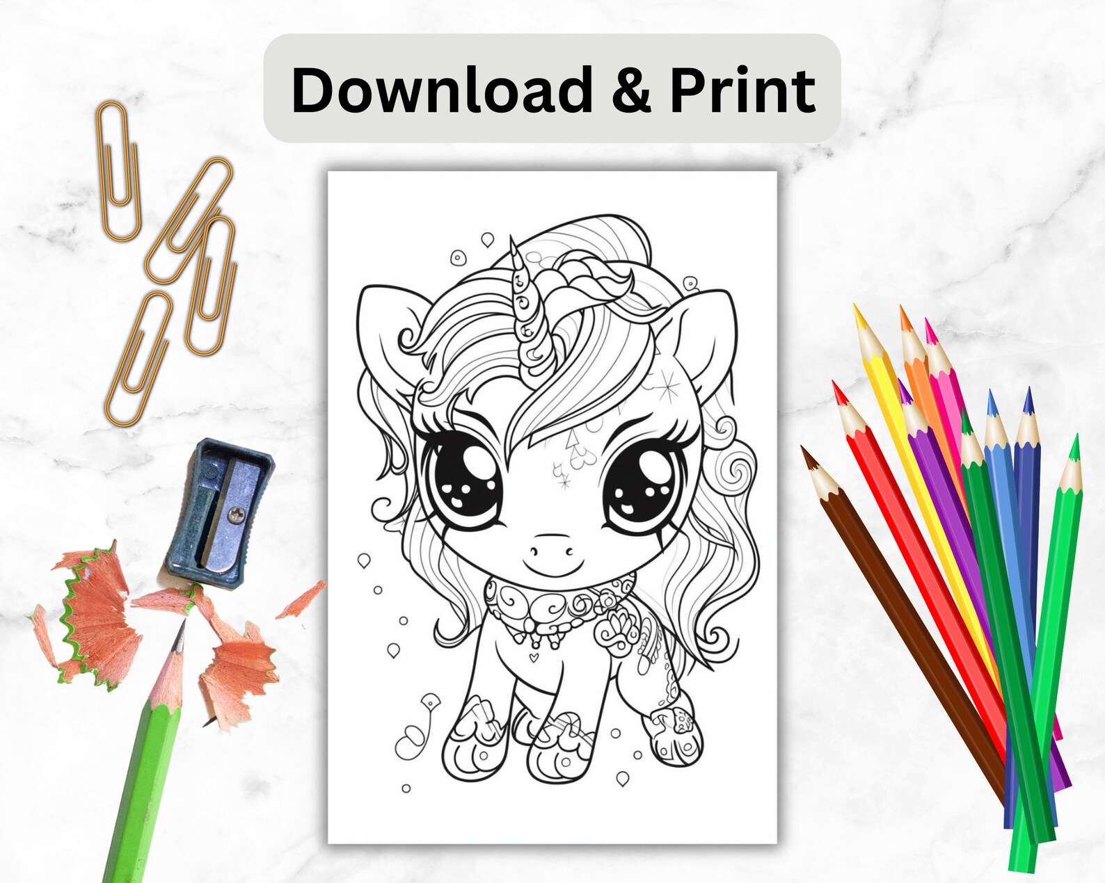 80 Cute Unicorn Coloring Page for Kid Keeping Toddler Busy Activity for ...