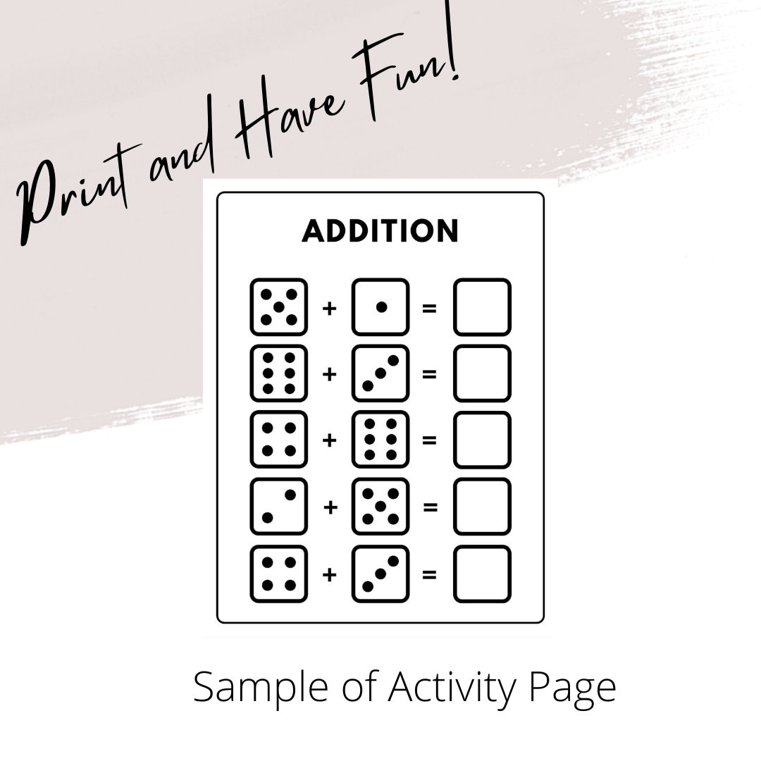 25 Printable Kindergarten Math, Montessori, Math Problems, Number ...