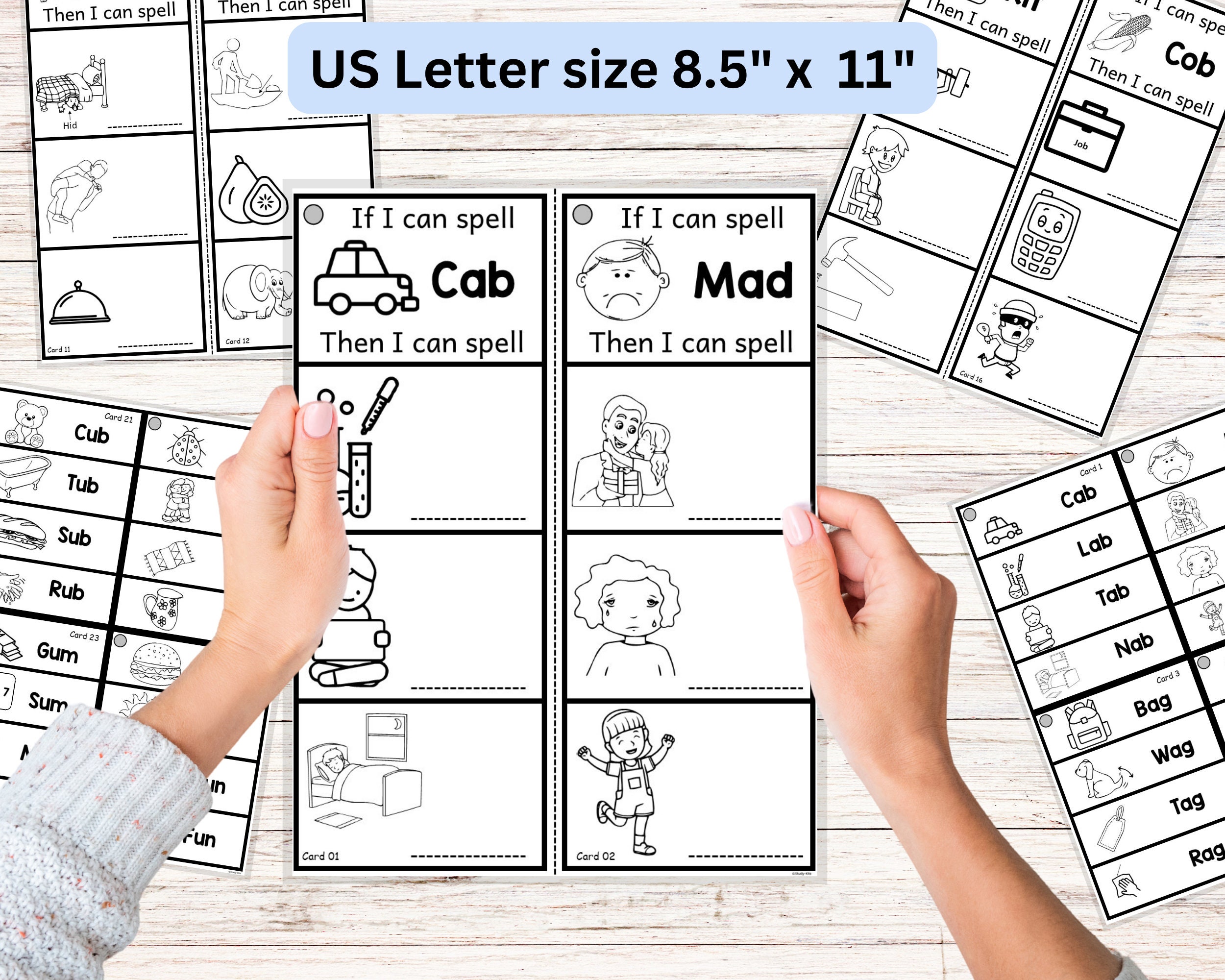 CVC Words Find and Trace Activity: Elementary Language Arts | Printable ...