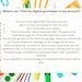 School Memory Keepsake: First & Last Day Interview (printable) - Etsy