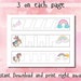 Motor Skill Tracing Lines Pencil Control Worksheet Activity Busy Binder ...