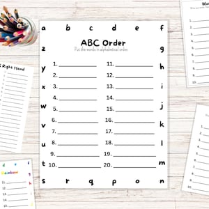 10 Spelling Words Practice Printable Worksheets for Elementary ...