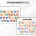 Jungle Alphabet Matching Activity: Cut & Paste Printable (digital ...