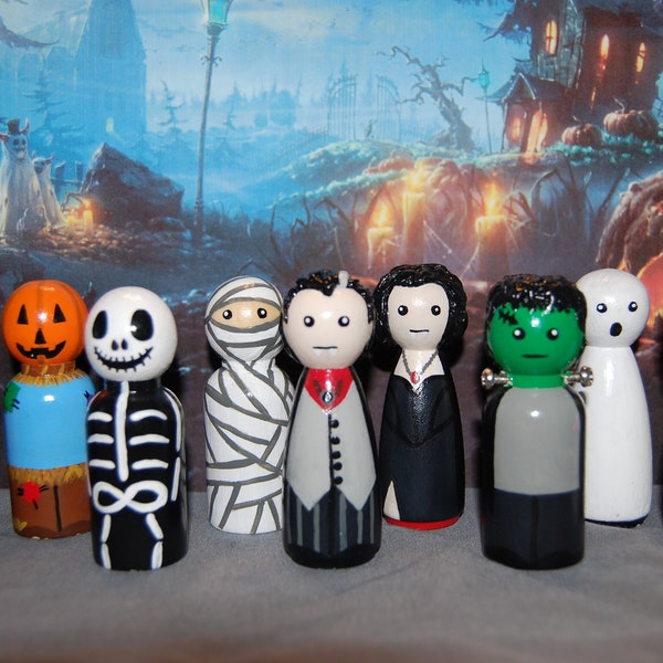 Peg Doll Halloween - Etsy