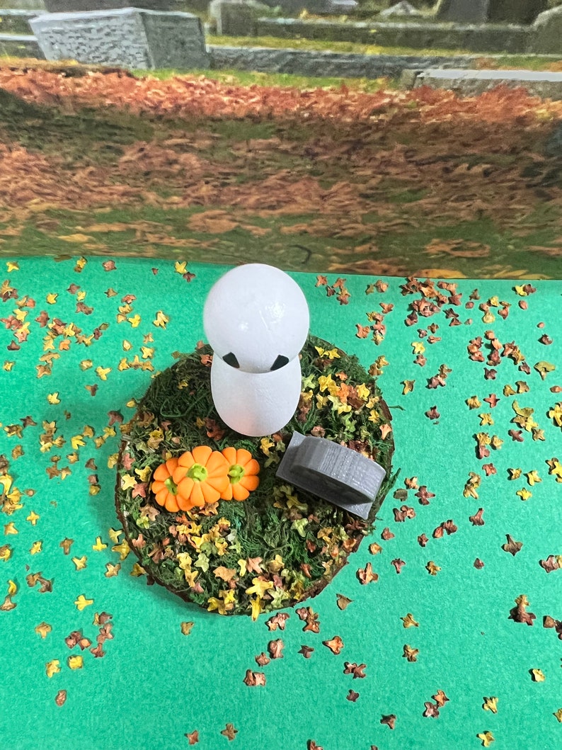 Halloween Ghost Peg Doll Stand - Etsy