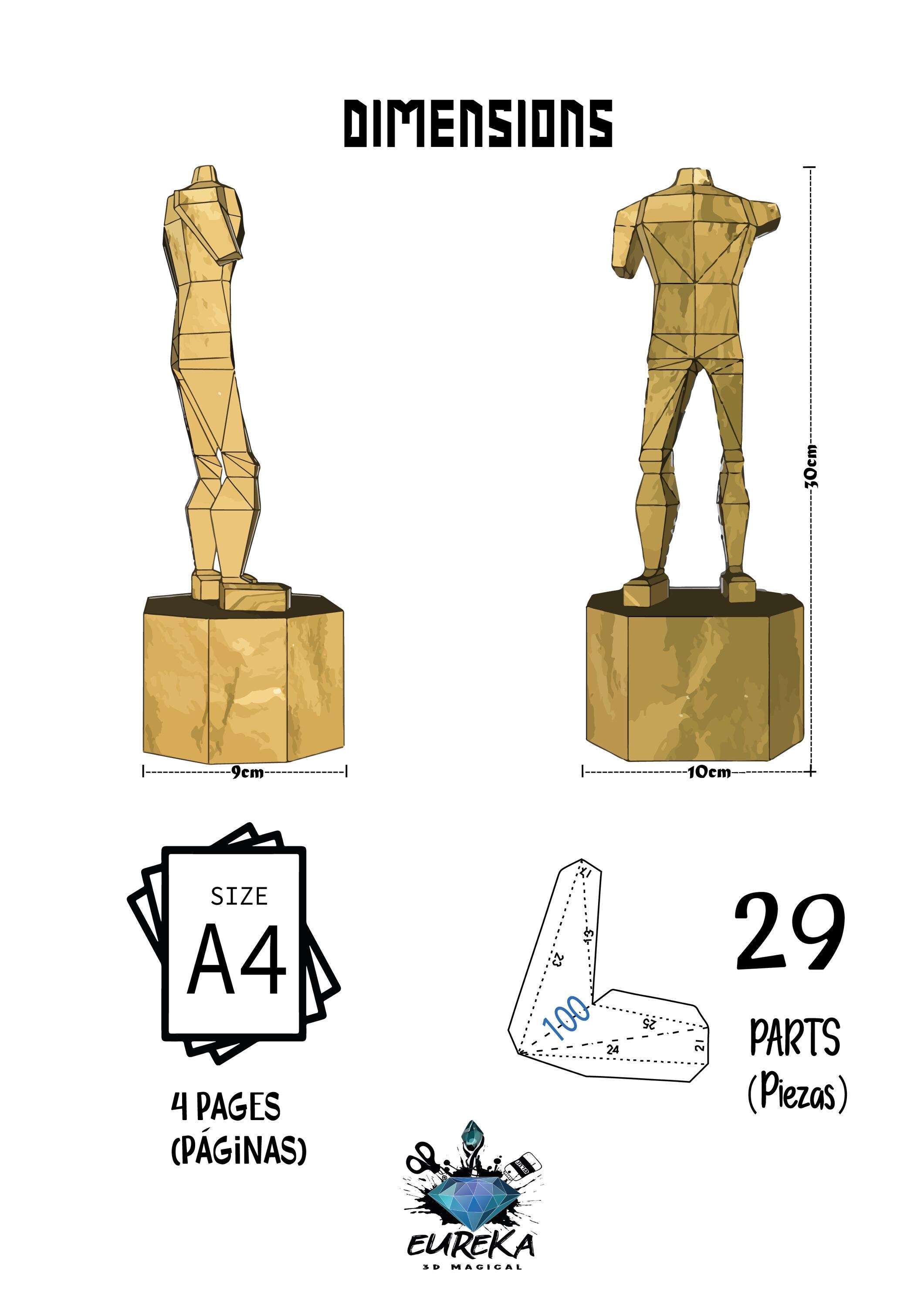 STATUE PAPERCRAFT - Low Poly - Etsy