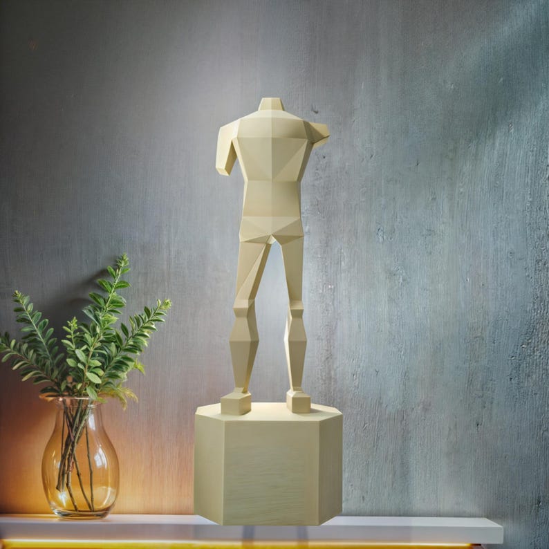 STATUE PAPERCRAFT - Low Poly - Etsy