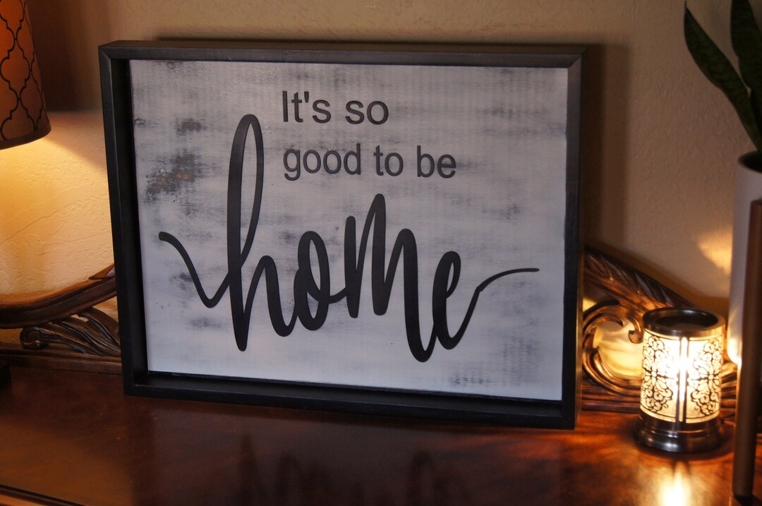 It's so Good to Be Home, Farmhouse Wall Decor, Handmade Decor, Home ...