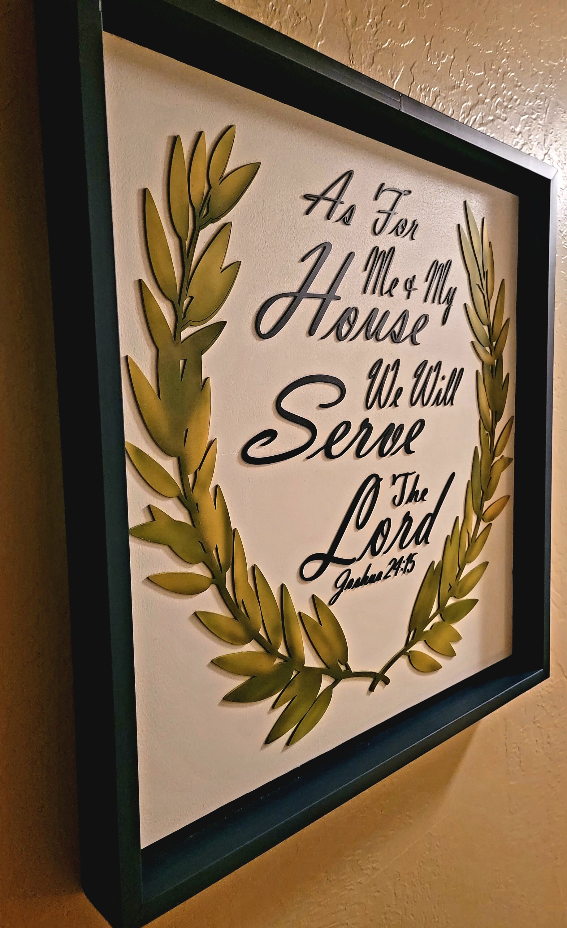 Christian Wall Art Large, Inspirational Quote Wall Art, Scripture Home ...