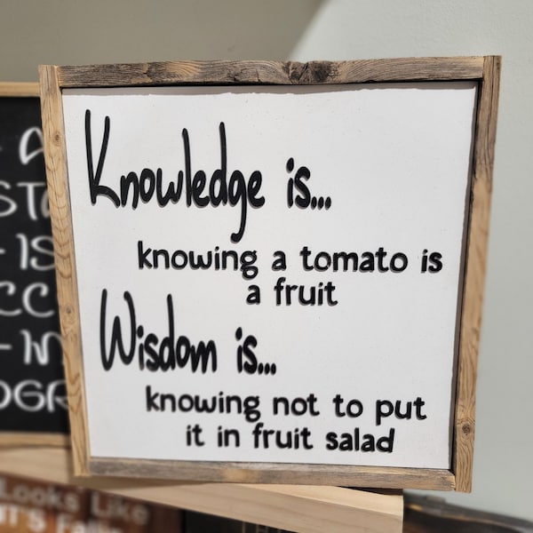 Wisdom Knowledge Wall Art - Etsy