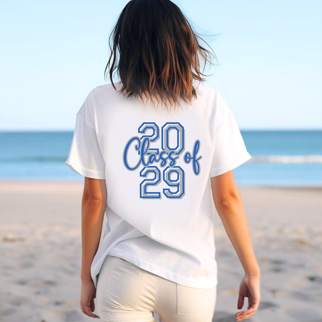 Class of 2029 T-shirt: Personalized Freshman Back-to-school Gift - Etsy