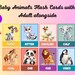 Baby Animals and Their Parents Flash Cards - Set of 8 Printable Kids ...