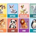 Baby Animals and Their Parents Flash Cards - Set of 8 Printable Kids ...