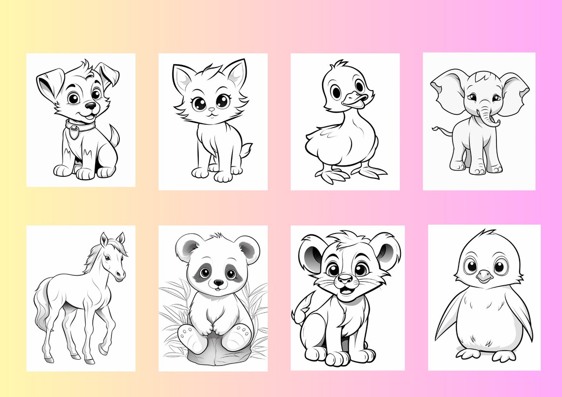 Baby Animals and Their Parents Flash Cards - Set of 8 Printable Kids ...