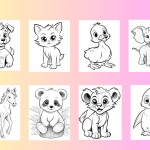Baby Animals and Their Parents Flash Cards - Set of 8 Printable Kids ...