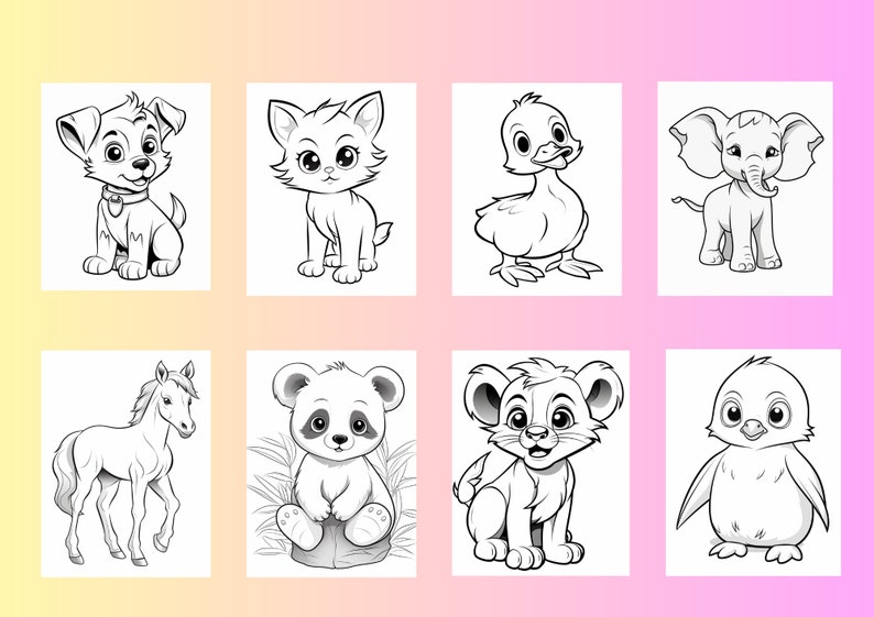 Baby Animals and Their Parents Flash Cards - Set of 8 Printable Kids ...