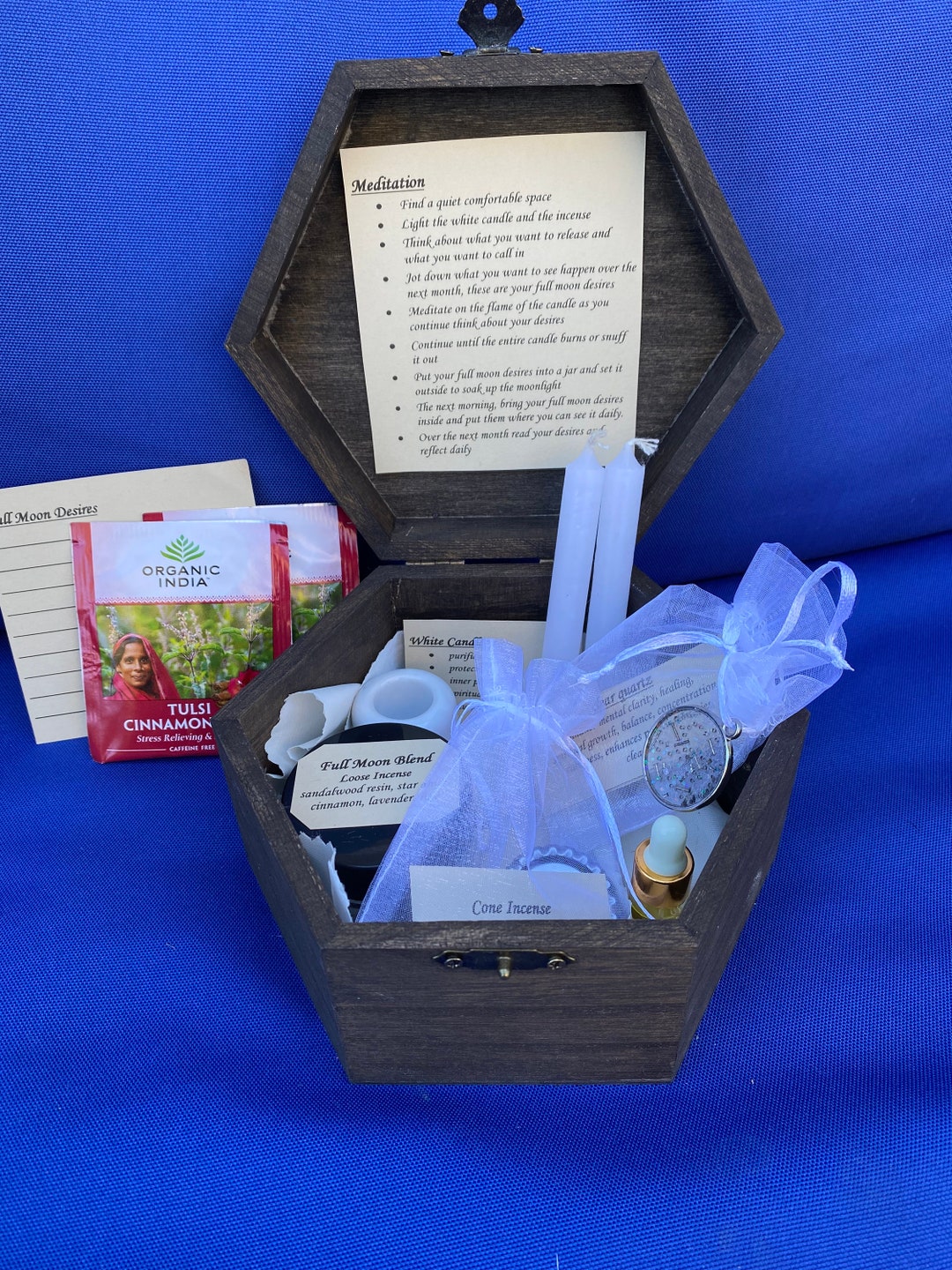 Full Moon Meditation Box - Etsy