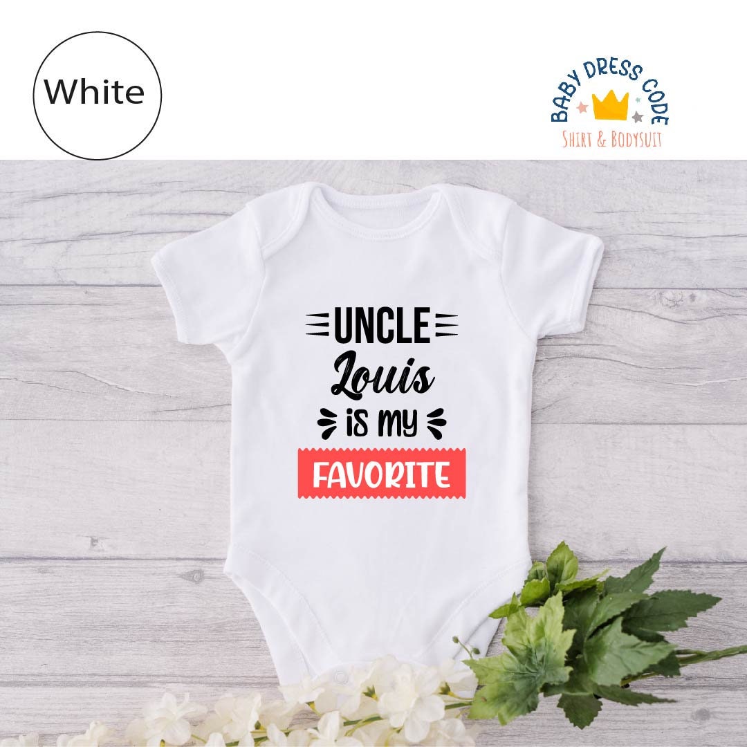 Custom Uncle Baby Bodysuit, Baby Personalized Uncle Bodysuit, Bestie ...
