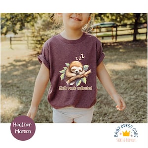 Sloth Mode Activated Baby Bodysuit, Cute Baby Clothes, Kids Sloth Shirt ...